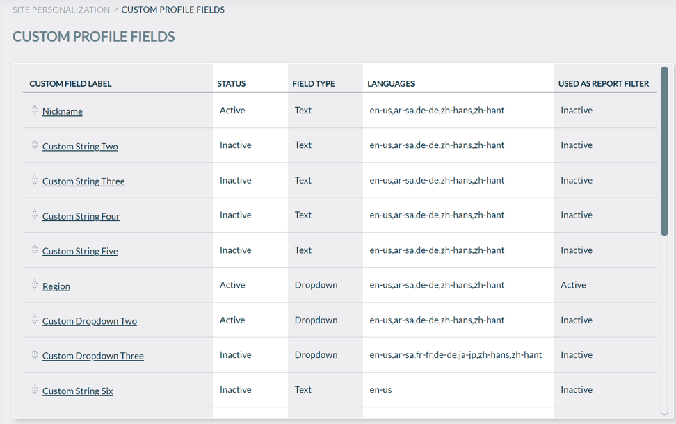 How do I Set and Use Custom Profile Fields?