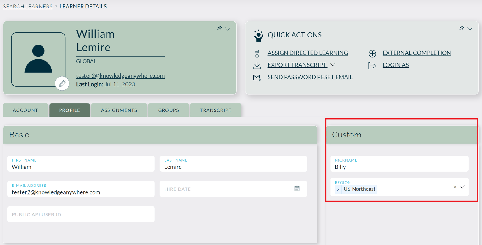How do I Set and Use Custom Profile Fields?