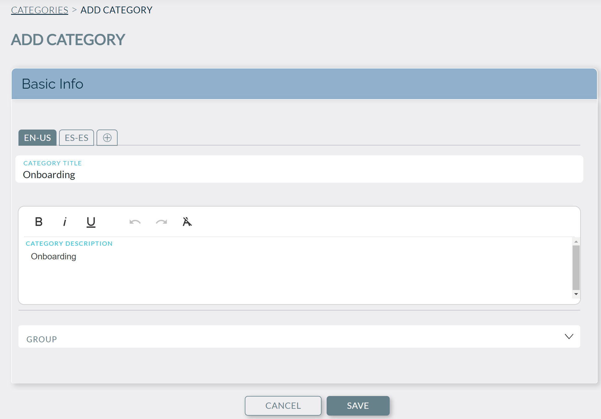 What are Categories and how do I use them?
